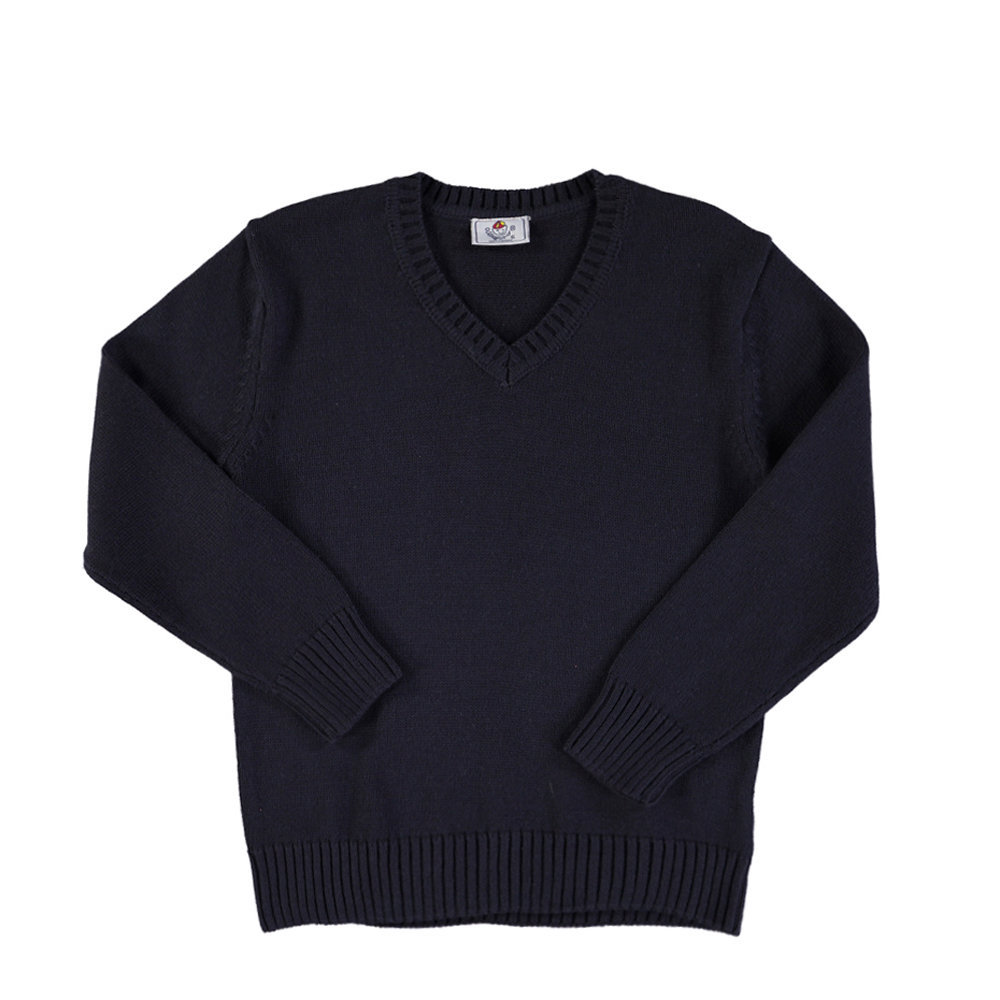 Maglione con scollo a v da bambino blu - BACK TO SCHOOL PELLEGRINI Maglione con scollo a v da bambino blu - BACK TO SCHOOL PELLEGRINI