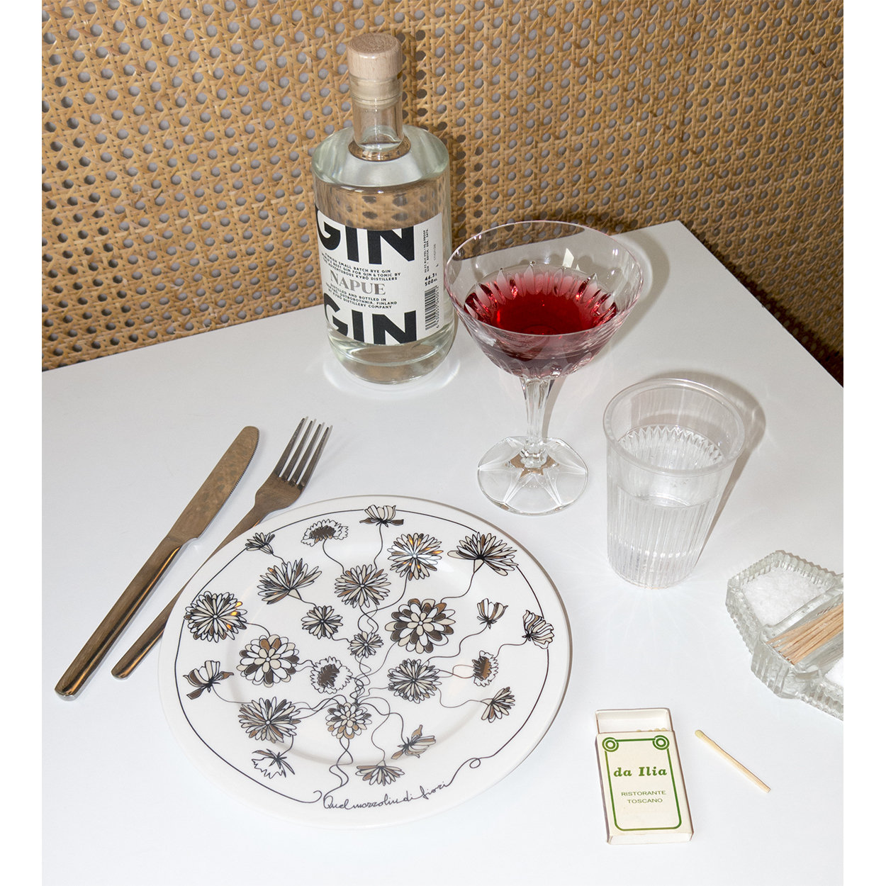 Porcelain plate Bouquet 21cm THAT BUNCH OF FLOWERS - Ilaria I - TMQ