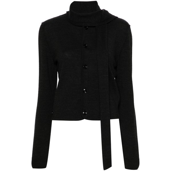 Maglie LEMAIRE Twisted Cardigan With Scarf To1251lk087 di Maglie LEMAIRE Twisted Cardigan With Scarf To1251lk087 di