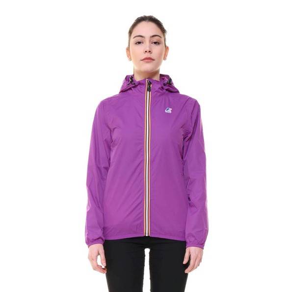 Giacca K-way donna viola - K-Way Capispalla Giacca K-way donna viola - K-Way Capispalla