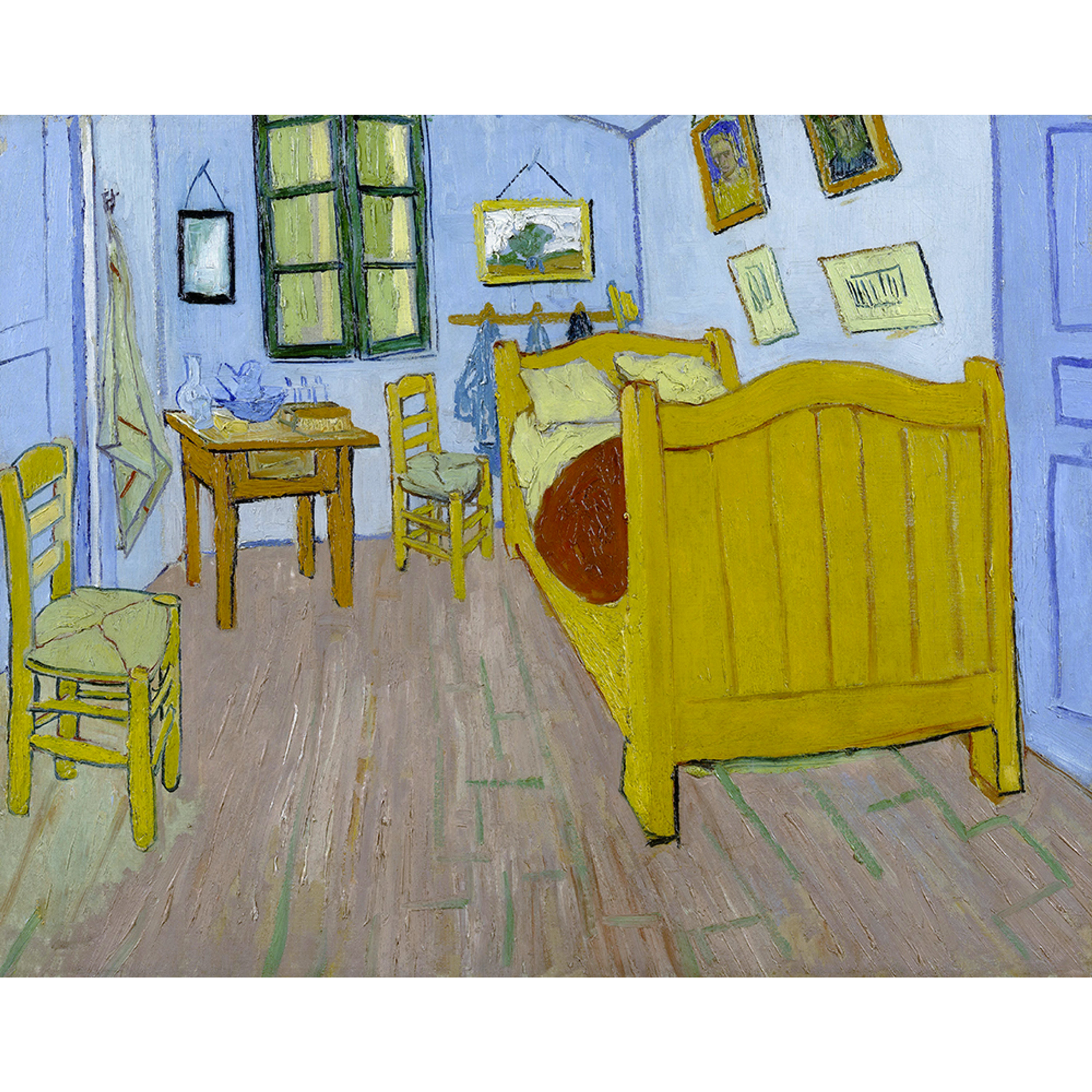 La camera di Vincent ad Arles Stampa su tela 80x100 - Van Gogh ...