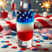 Fourth of July Shot Recipe - Ingredients & How to Mix | Home Bar Menu