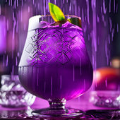 Purple Rain Cocktail Recipe | Home Bar Menu