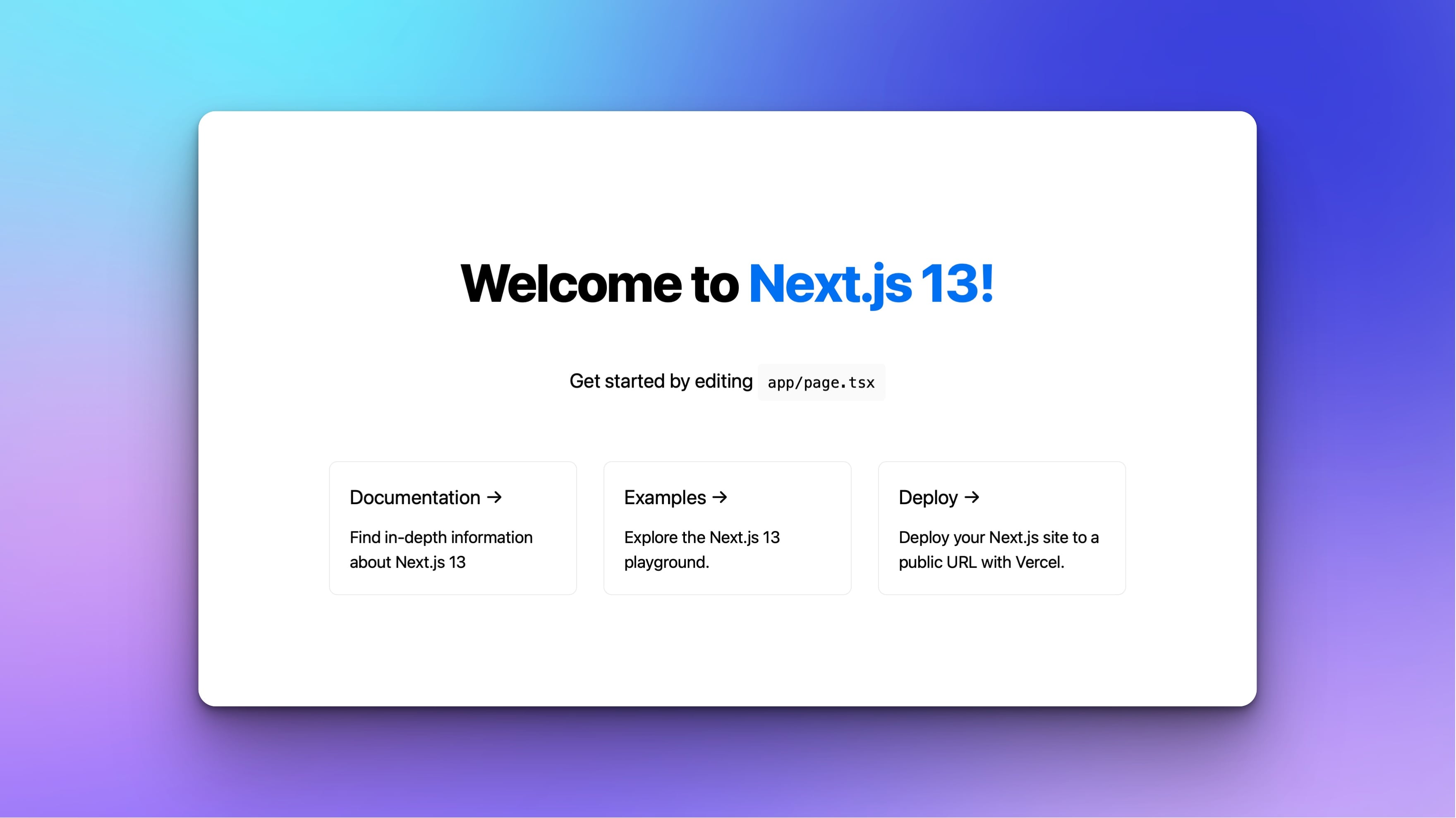 Welcome To Next Js 13 Parsinta
