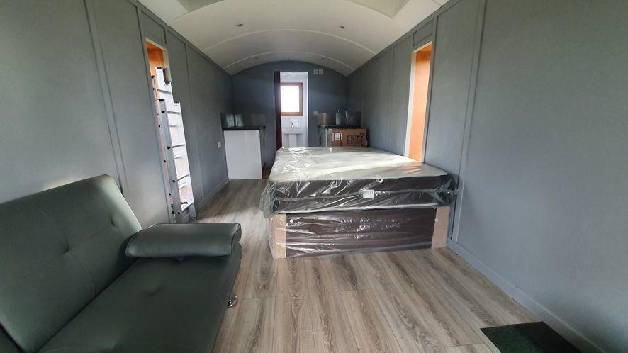 Photoshoot props and styling: Glamping pod - 4-birth - Home Staging and ...