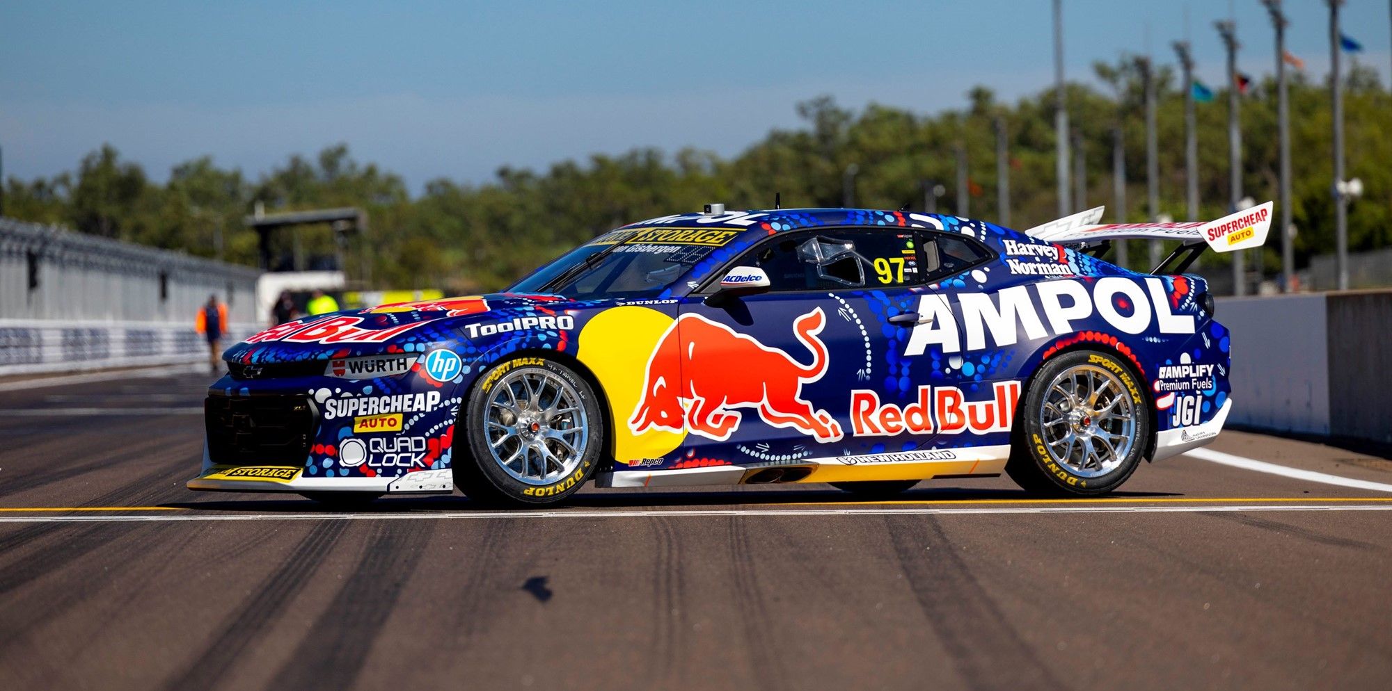 SVG and Red Bull Ampol Racing reveal their indigenous livery for Darwin