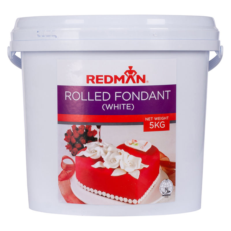 RedManShop ROLLED FONDANT WHITE 5KG