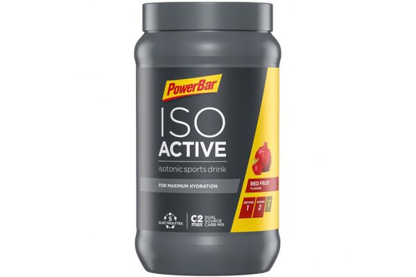 Bebida isotónica PowerBar IsoActive Red Fruit Punch 600g
