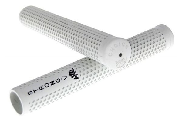 White bicycle handlebar grips store