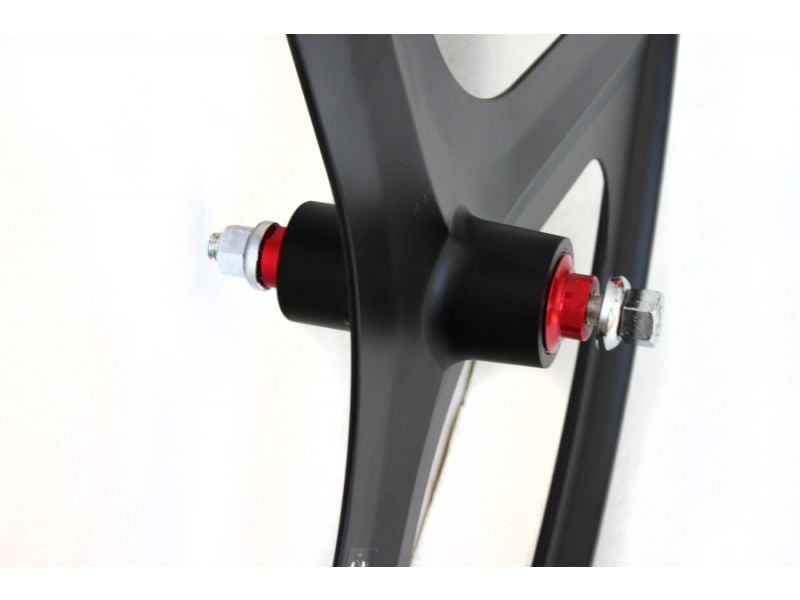 Navigate Tri Spoke Fixed Gear Voorwiel fiets Zwart