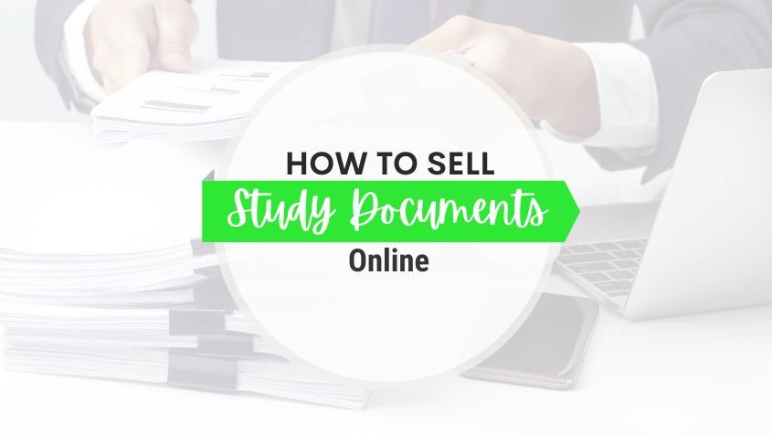 How To Sell Study Documents Online And Earn Money