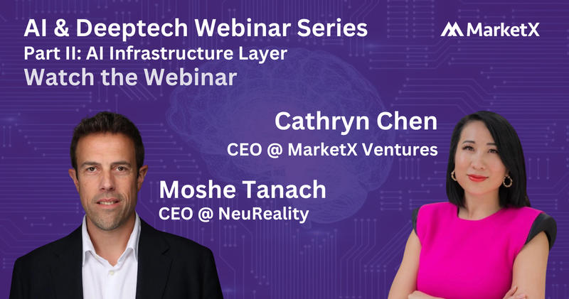 Watch the Webinar: MarketX CEO, Cathryn Chen, with NeuReality CEO ...