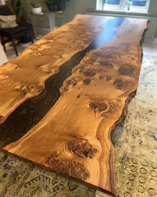 Resin Dining Tables - Interiors & Build Photo Album By Alderwood Studios