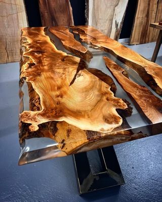Resin Dining Tables - Interiors & Build Photo Album By Alderwood Studios