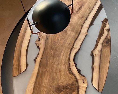 Resin Dining Tables - Interiors & Build Photo Album By Alderwood Studios