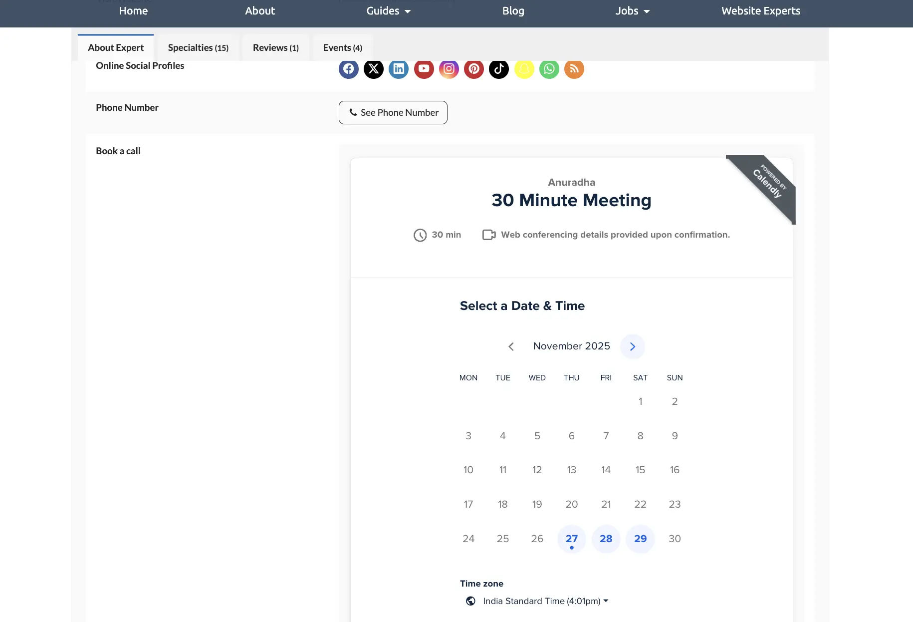 Calendly Integration for Members Profile Page - Brilliant Directories ...