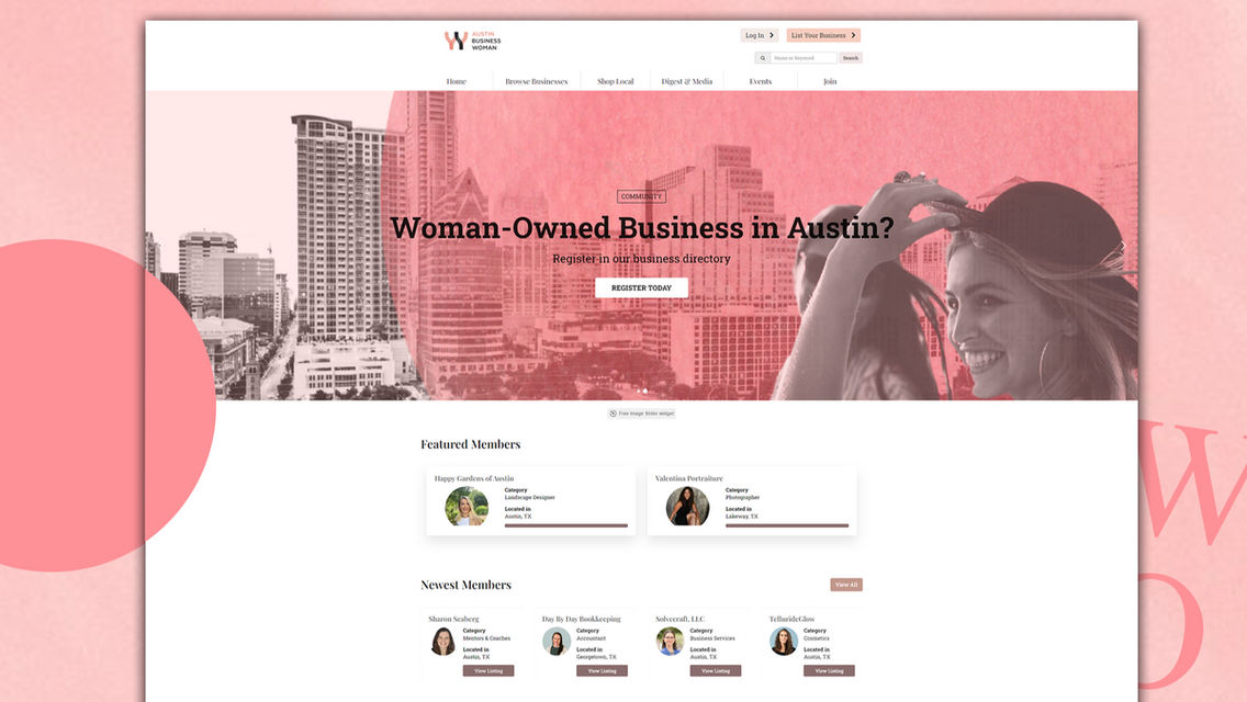 Austin Business Woman - Empowering Women Entrepreneurs in Austin - Brilliant Directories Expert ...