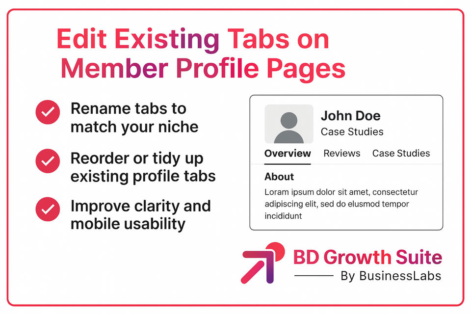 Edit Existing Tabs on Member Profile Pages - Brilliant Directories ...