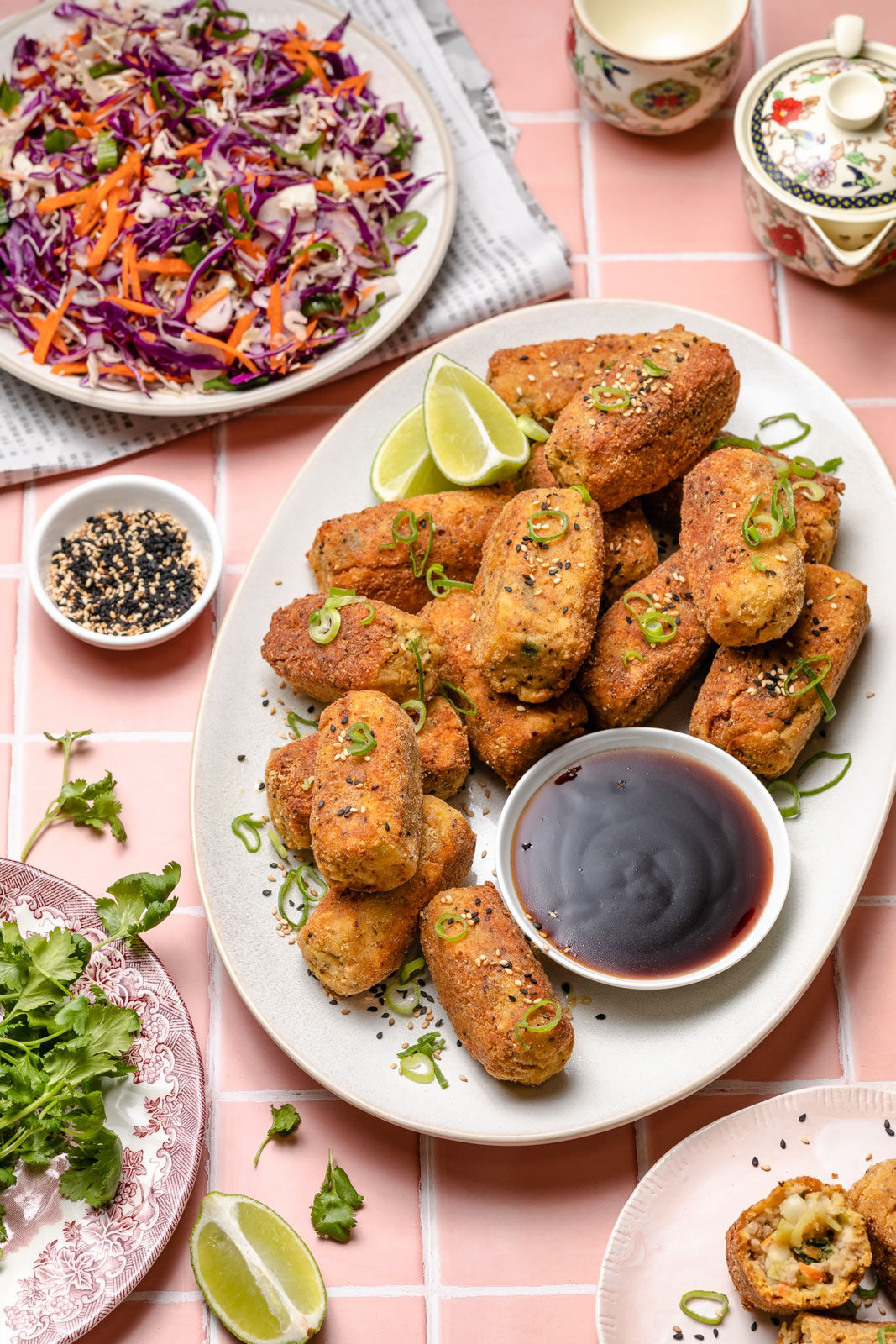 Cabbage and Pork Croquettes with Teriyaki Sauce - Chang's Authentic ...