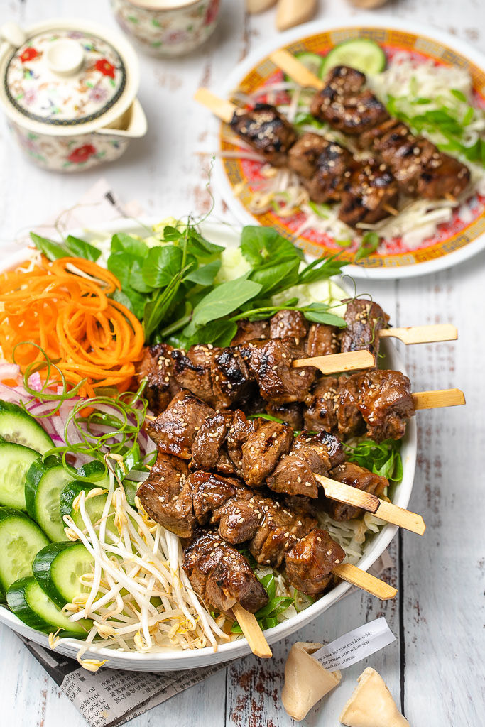 Char Siu Beef Skewers - Chang's Authentic Asian Cooking