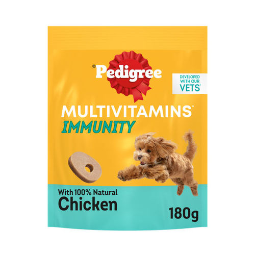 Pedigree Multivitamins Immunity 30 Soft Dog Chews 180g - We Get Any Stock