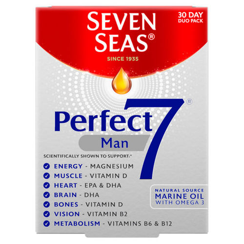 Seven Seas Perfect7 Man Plus, With Multivitamins and Omega-3 - We Get ...