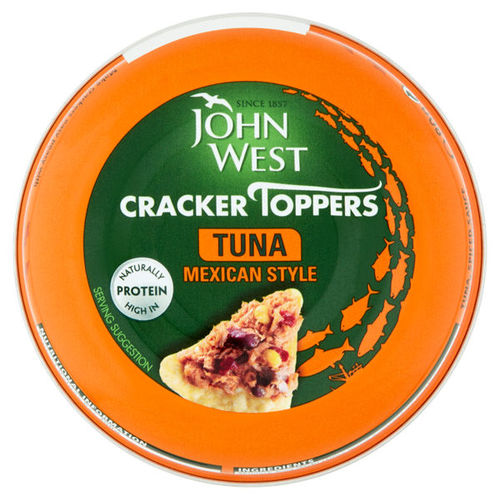 John West Cracker Toppers Tuna Mexican Style 80G - We Get Any Stock