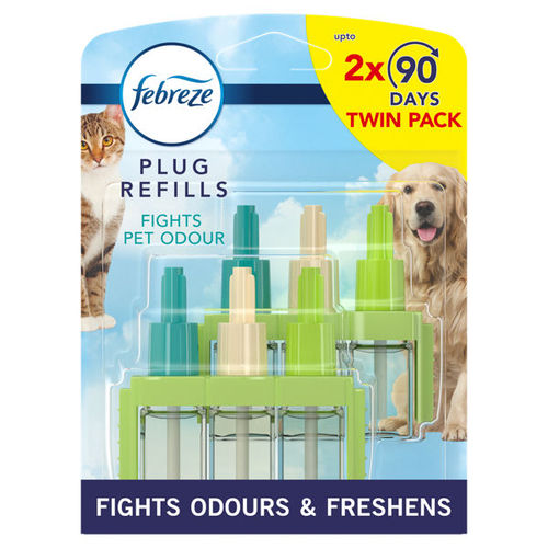 Febreze 3Volution Air Freshener Plug In Refill Pet Twin Pack 2x20ML ...