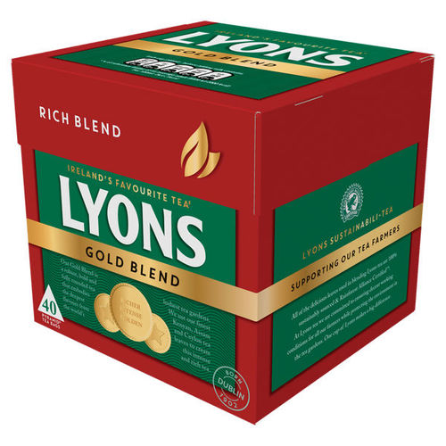 Lyons Tea Gold 40 Tea Bags 116g - We Get Any Stock