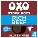OXO Reduced Salt Rich Beef Stock Pots 4 x 20g - We Get Any Stock