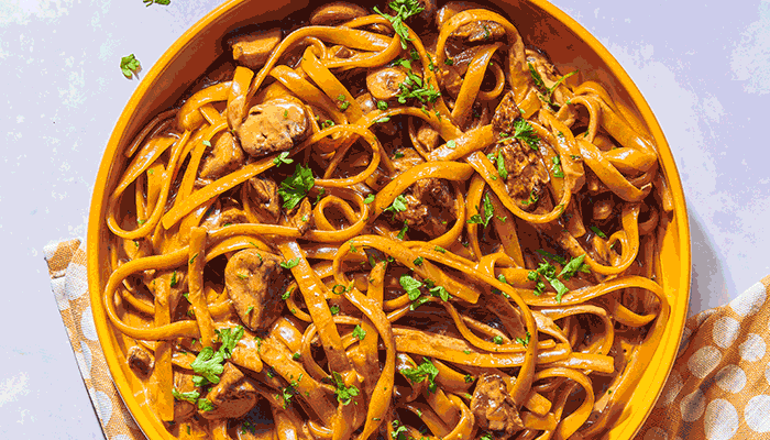 Creamy Miso Mushroom Pasta