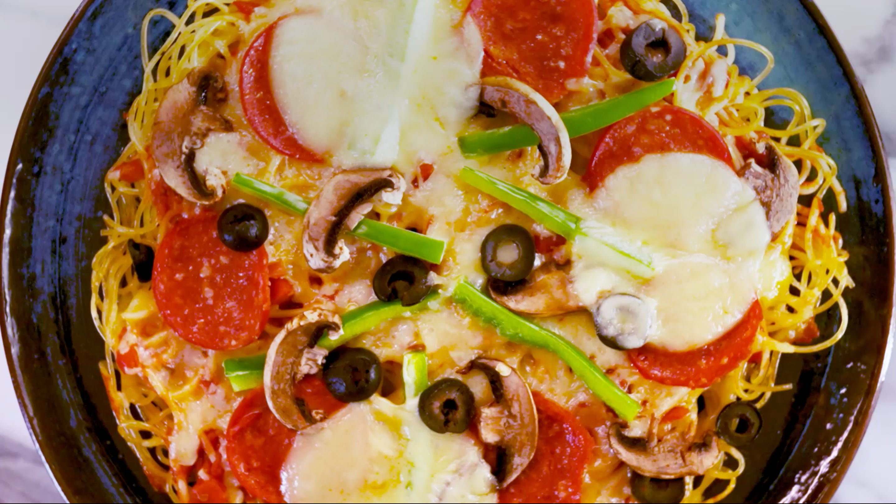 Spaghetti Based Pizza - Goody Kitchen | Simple and Easy Recipes