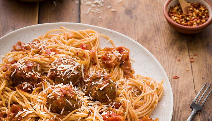 Classic Spaghetti with Meatballs Recipe | Goody Kitchen