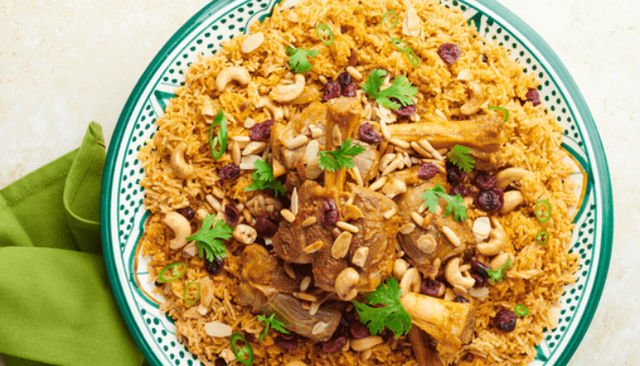Traditional lamb Kabsa