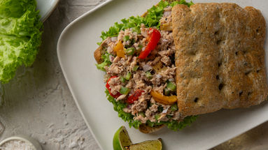 Mediterranean Tuna Sandwiches