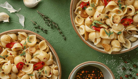 Easy Pasta Conchiglie and Garlic