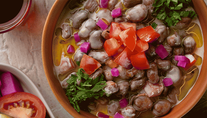 Irresistible Fava Beans with Tahini Recipe | Goody Kitchen