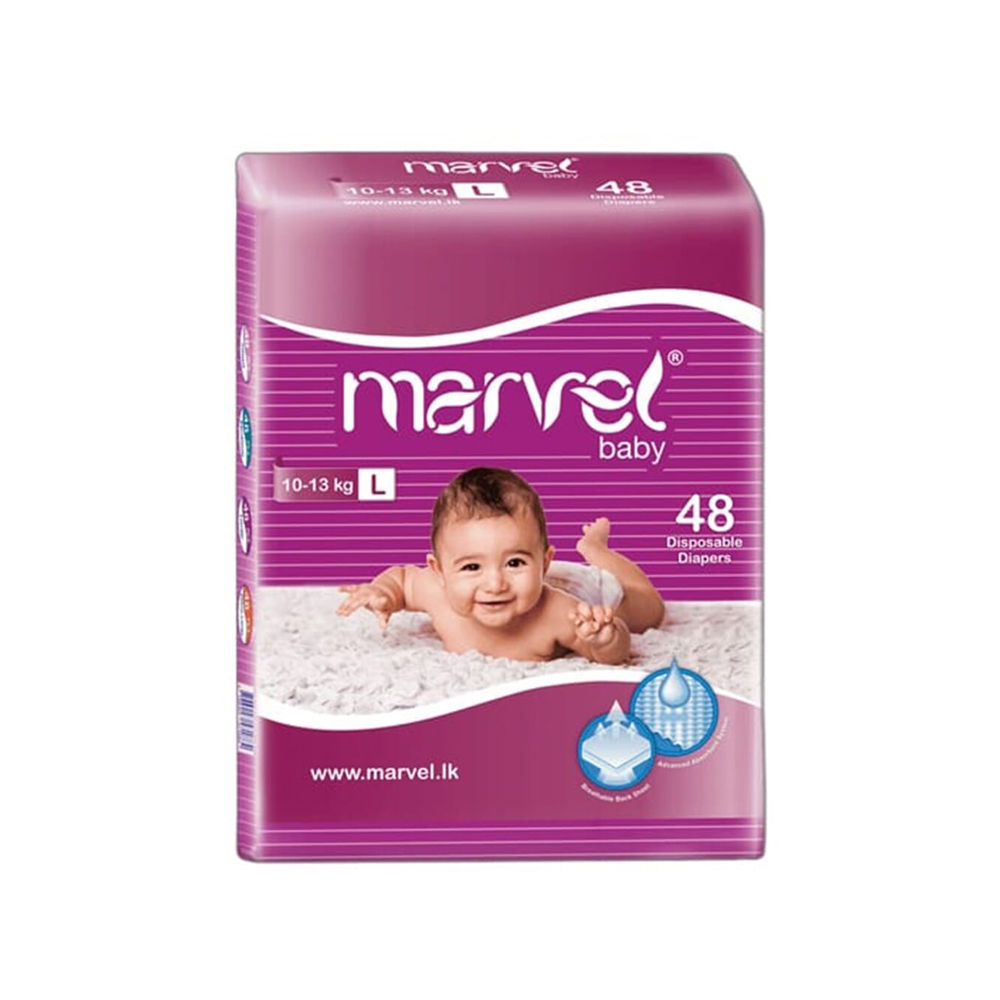 Marvel Baby Large Diapers - 48 Pieces | Buy Online on Flipteria