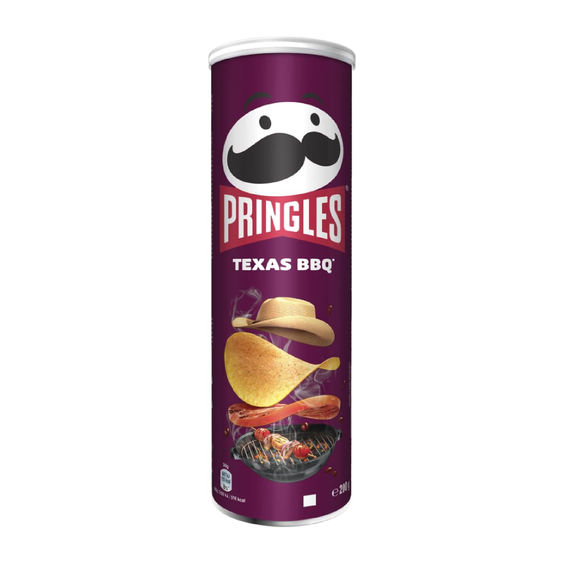 Pringles Texas BBQ Sauce Potato Chips 165g