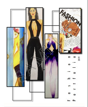 Creative Fashion Portfolio Cover Page