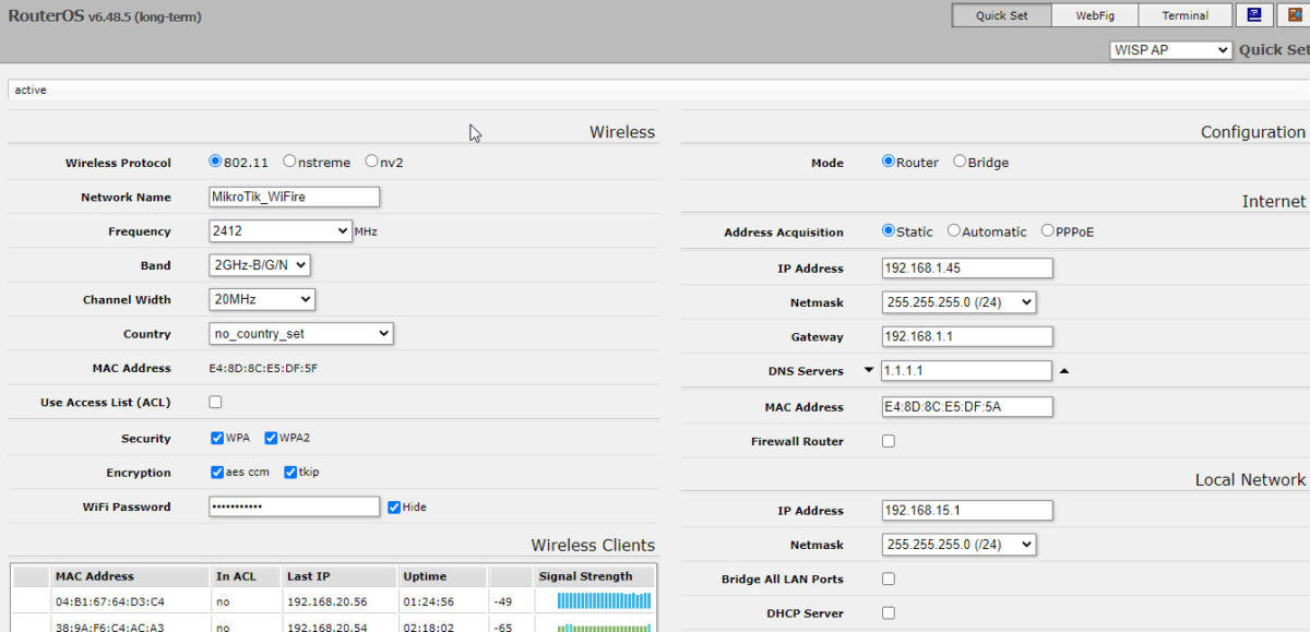 Como acessar o Mikrotik pelo navegador do computador?