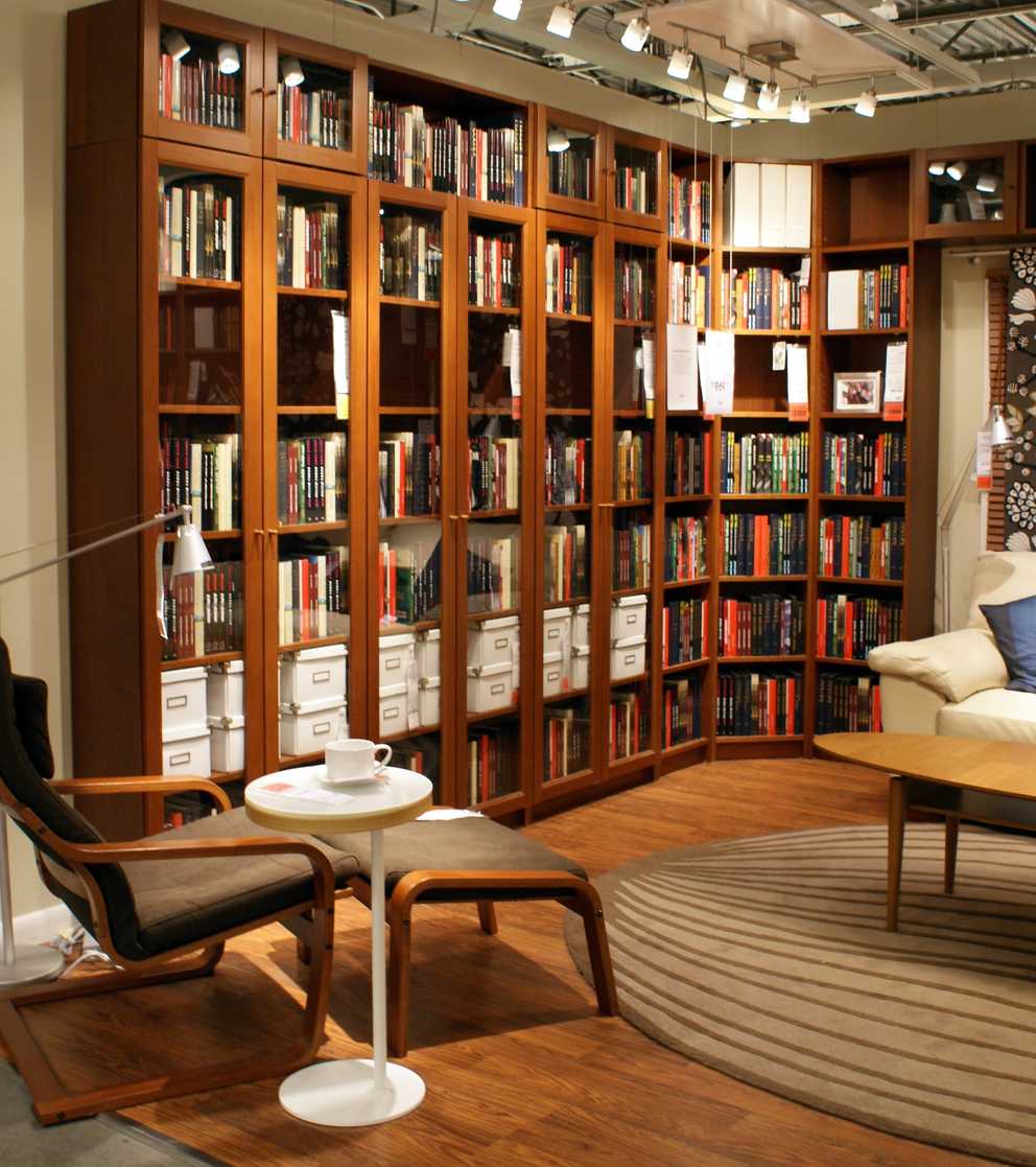 View Photos of Library Bookcases Lighting (Showing 7 of 15 Photos)