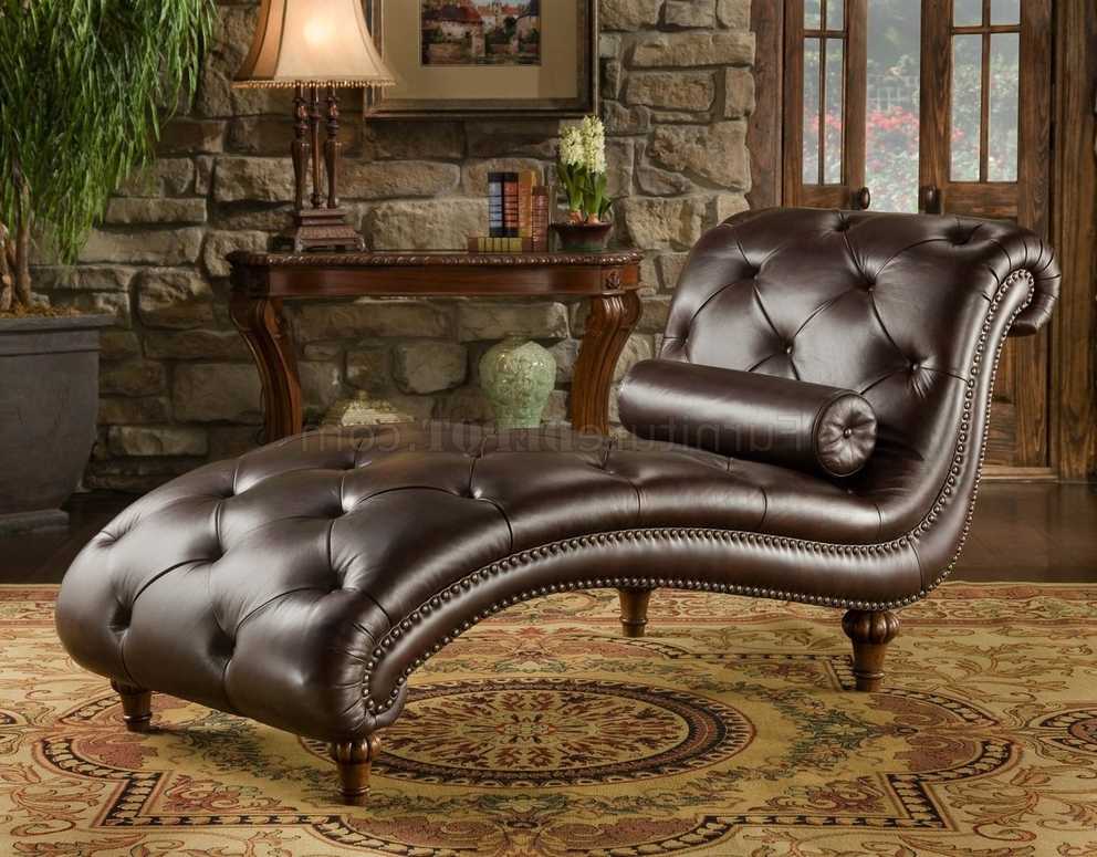 Showing Photos of Brown Leather Chaises (View 15 of 15 Photos)