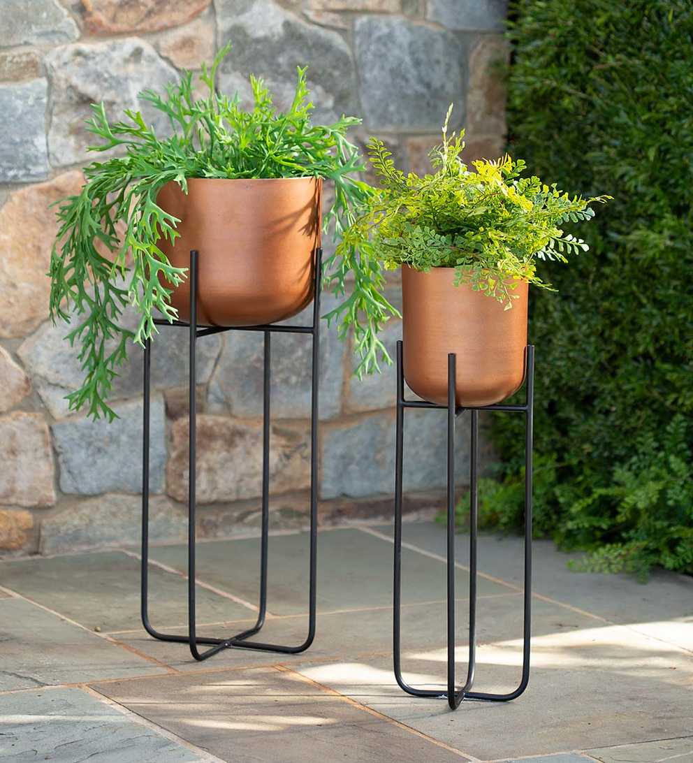 Explore Photos of Copper Plant Stands (Showing 8 of 10 Photos)