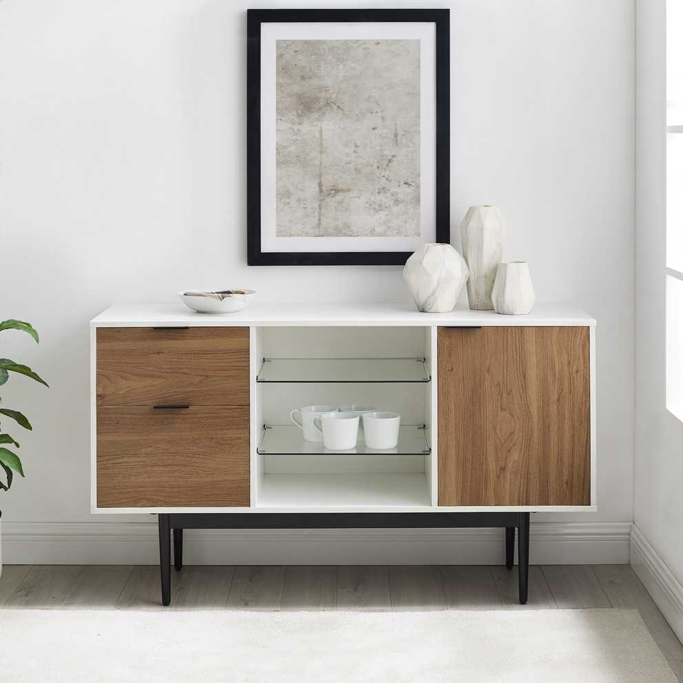Showing Gallery of Mid-Century Modern White Sideboards (View 7 of 10 ...