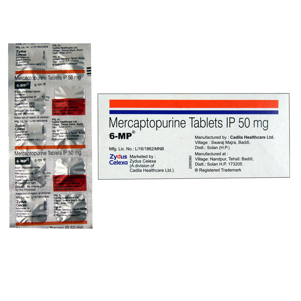 Buy 6-MP 50mg 10 Tablets Online at Best Prices | Wellness Forever