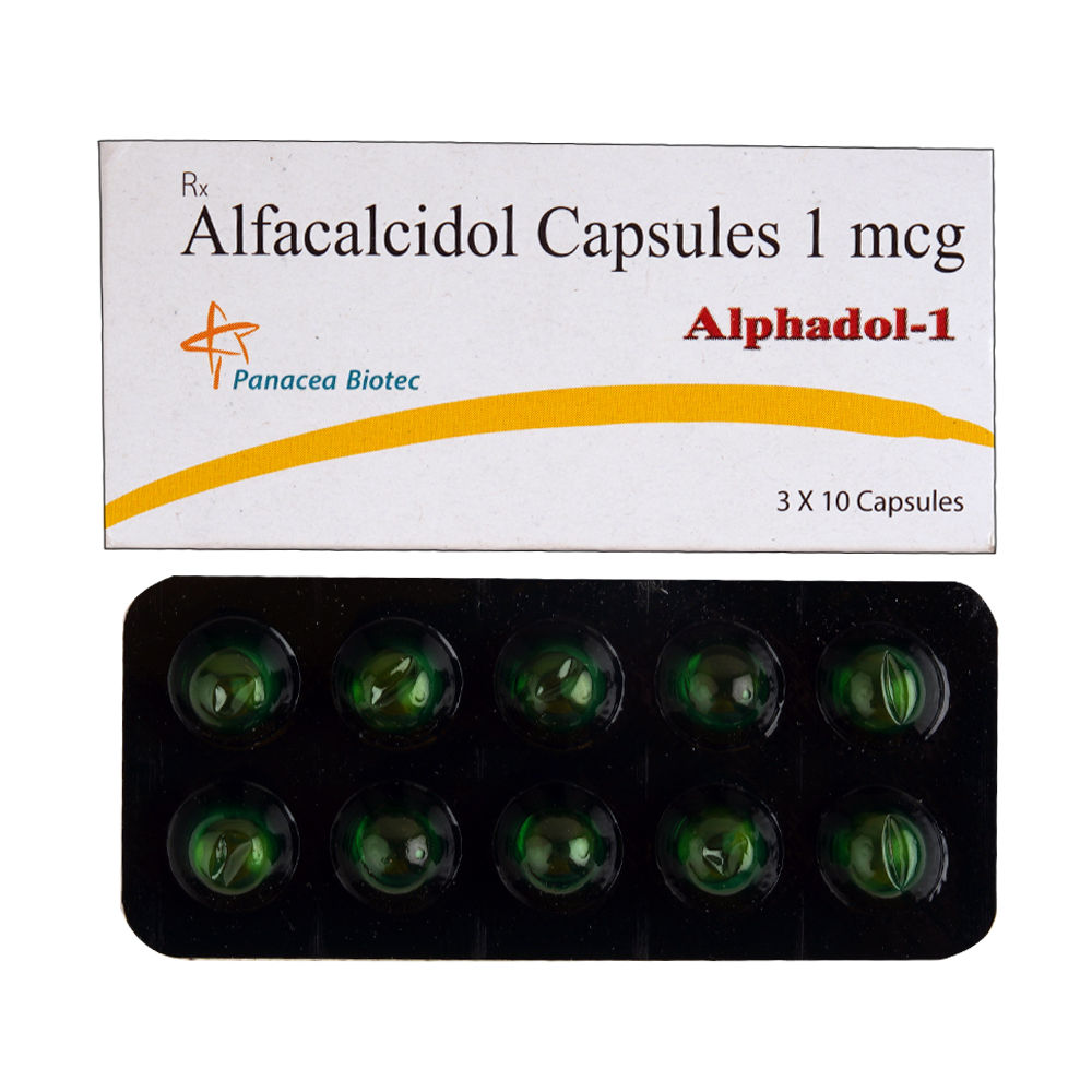 Buy Alphadol 1mg 10 Capsules Online at Best Prices | Wellness Forever