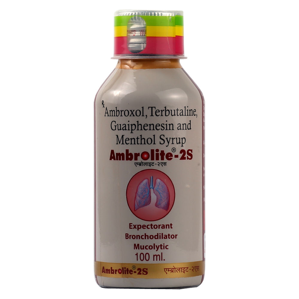 Buy Ambrolite-2S Syrup 100 ml Online at Best Prices | Wellness Forever