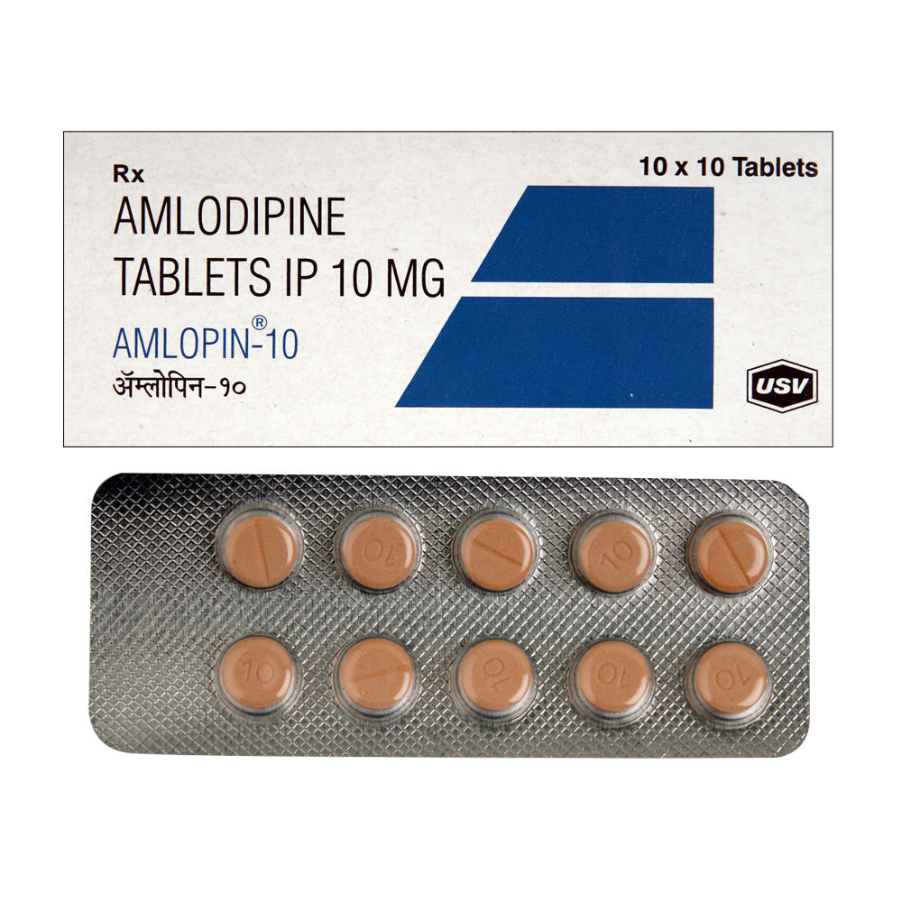 Buy Amlopin 10Mg 10 Tablets Online at Best Prices | Wellness Forever