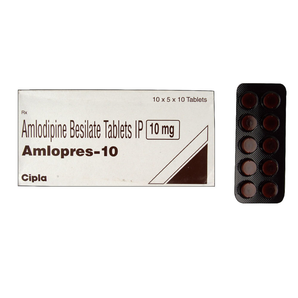 Buy Amlopres 10mg 10 Tablets Online at Best Prices | Wellness Forever